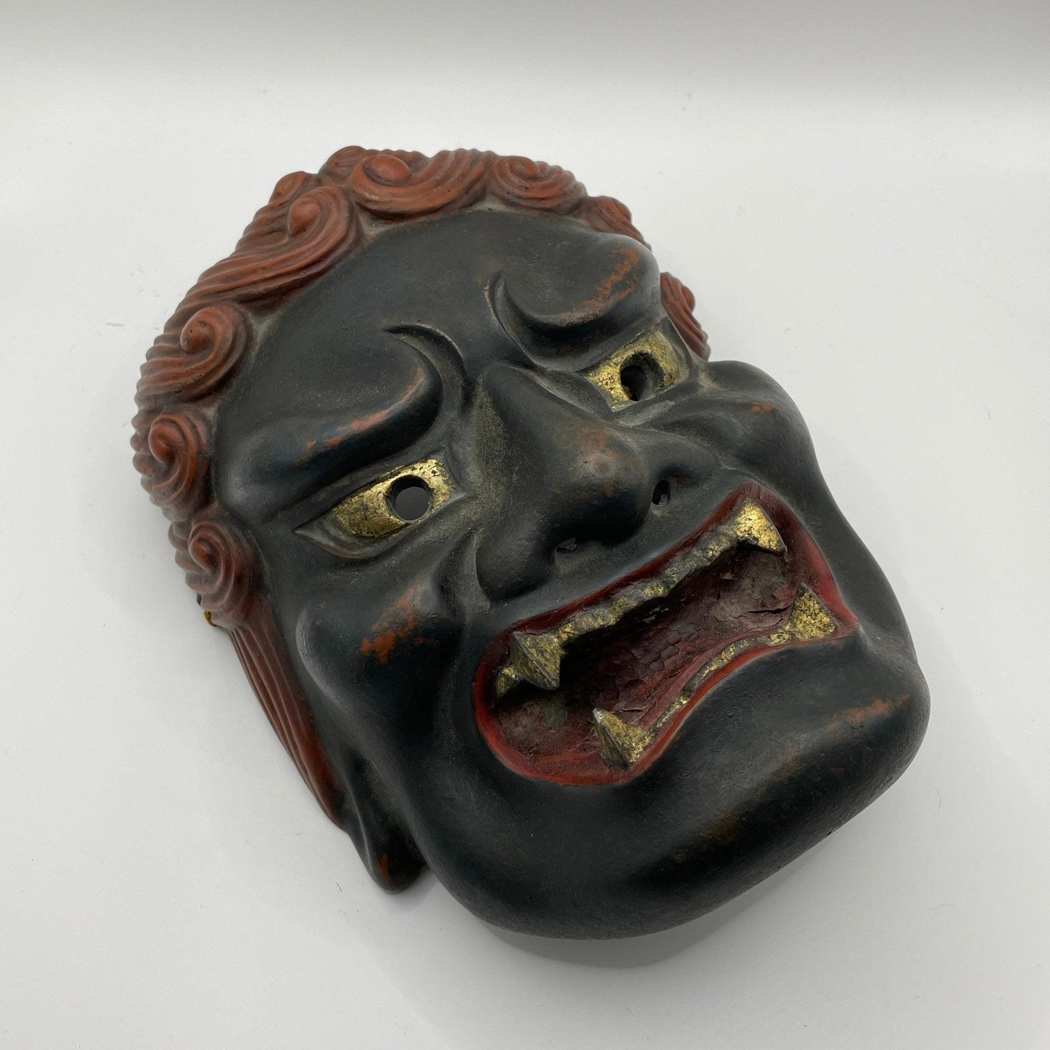 Japanese Signed Noh Masks | Japanese Noh Masks | Wabisabi Mart
